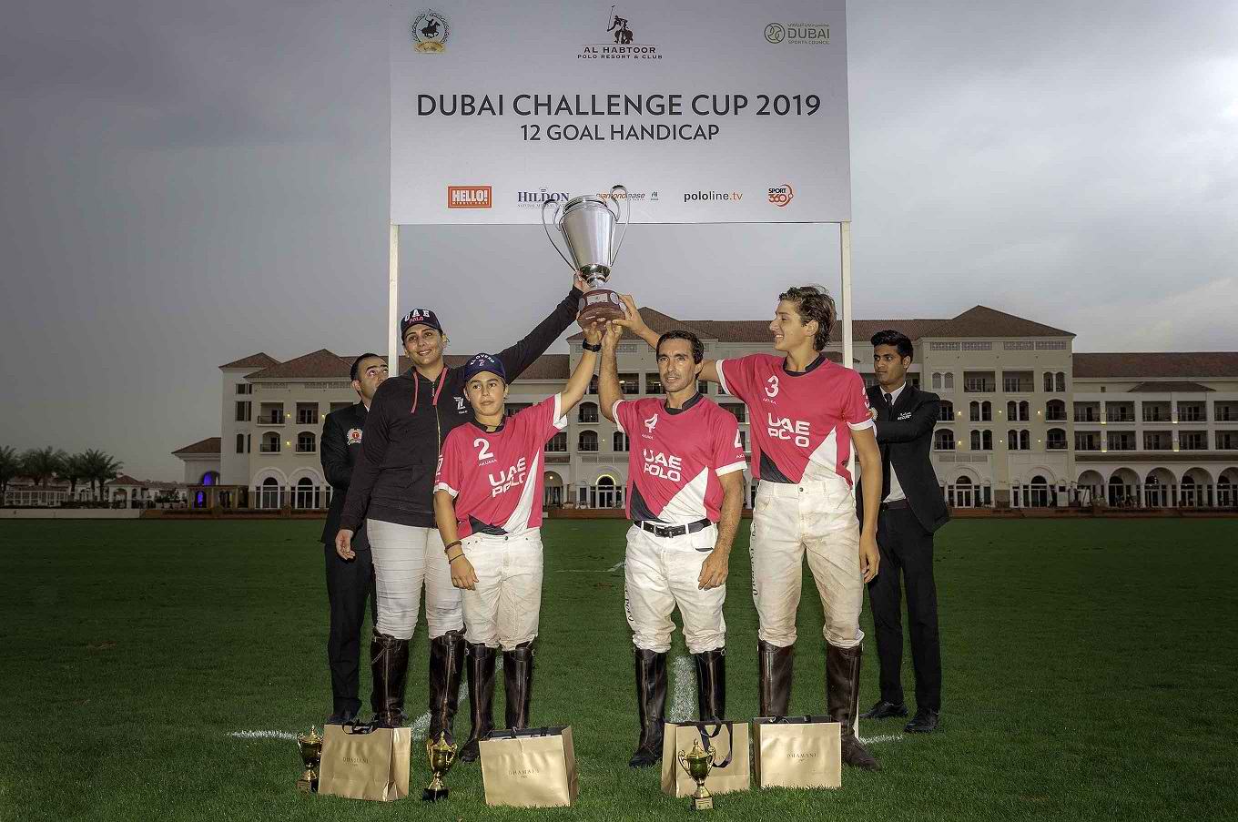 UAE POLO TEAM RAISED THE FOURTH
